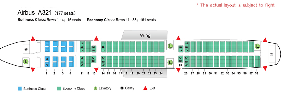 Airbus Industrie A321 Seating