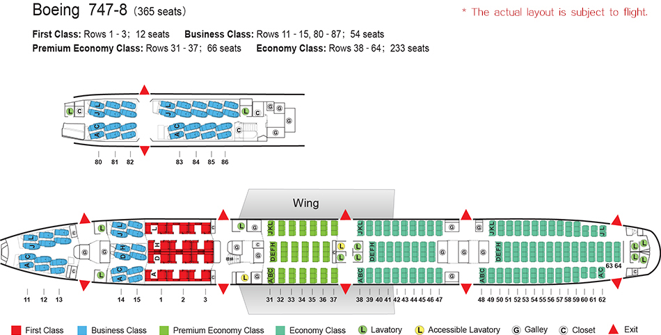 boeing 747 seating